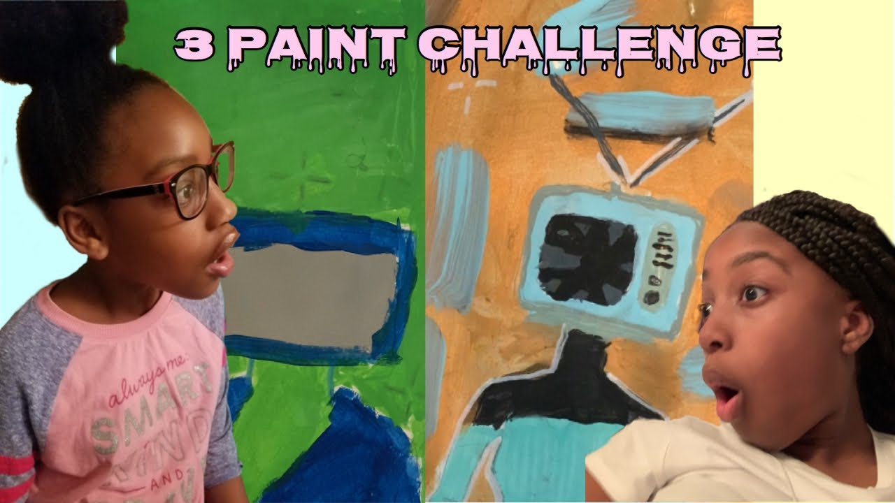 3 paint challenge - YouTube