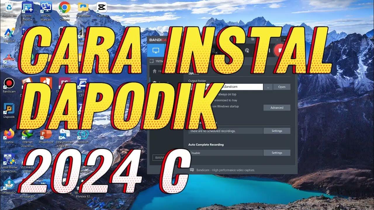 CARA MUDAH DAN CEPAT INSTAL DAPODIK 2024 C Semester Genap 2023/2024 - YouTube