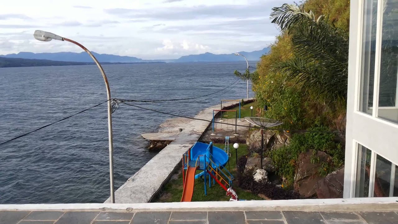Big Lake Toba, from Tiara Bunga Hotel, Balige - YouTube