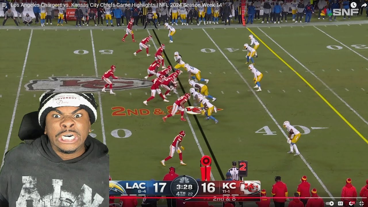 CHIEFS HATER REACTS TO Chargers vs. Kansas City Chiefs Game Highlights ...