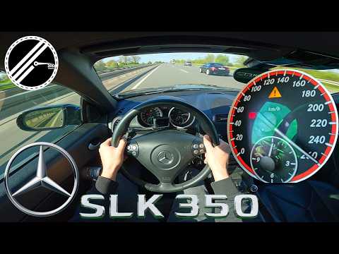 Mercedes-Benz SLK 350 V6 R171 | 272 PS | Top Speed German Autobahn No Speed Limit POV