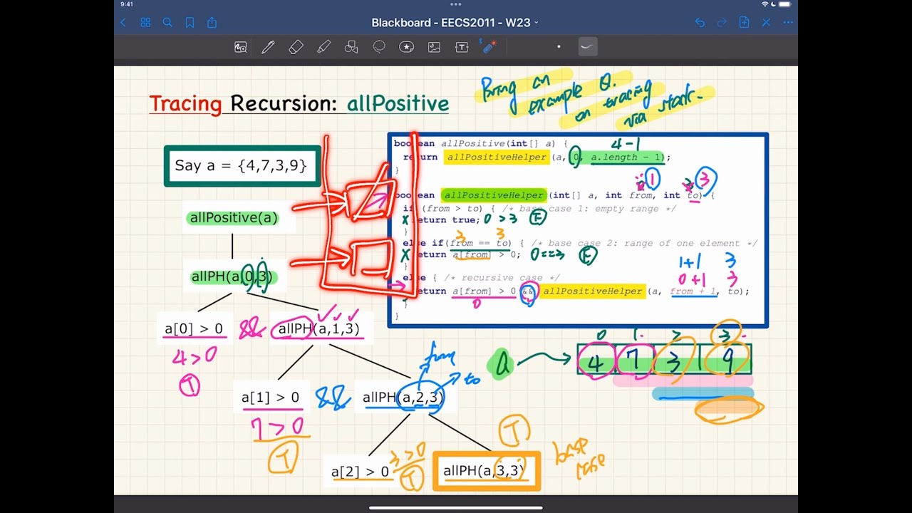 [HD] EECS2011 W23 - 2023-01-16 - Recursion Basics & Asymptotic Analysis ...