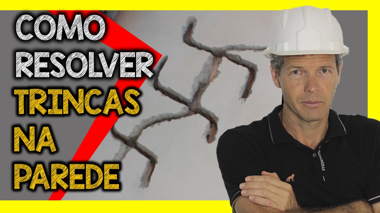 COMO RESOLVER TRINCAS NA PAREDE - YouTube