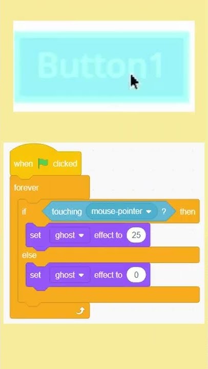 Coding cool button effects in Scratch! #coding4kids #codingisfun #scratch #coding # ...