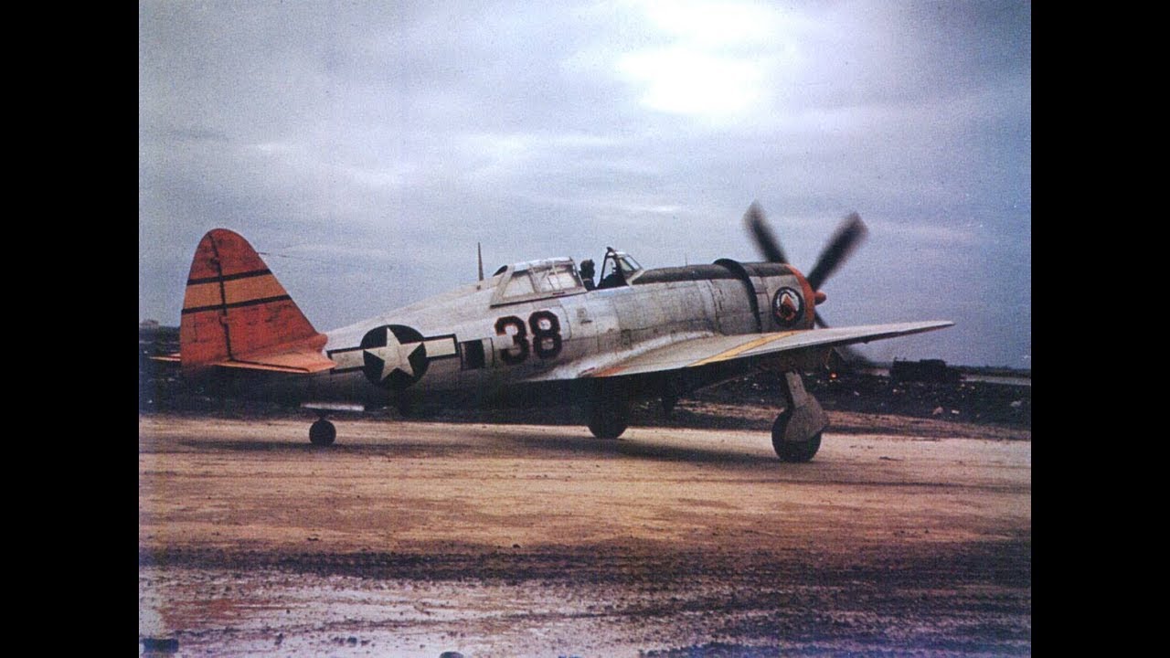 P-47 Thunderbolt WW2 color - YouTube