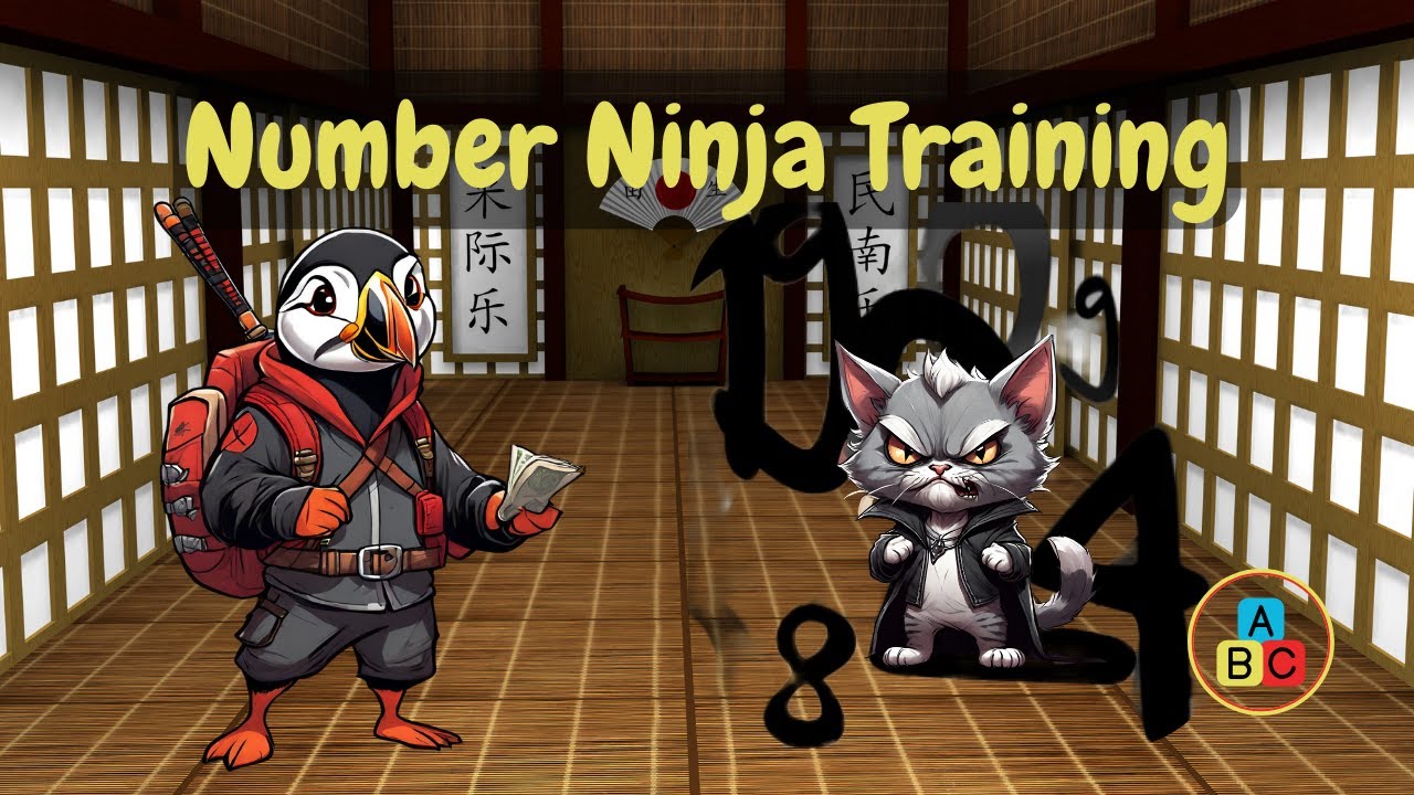 Number Ninja Training for Kids = Math + Action!! - YouTube