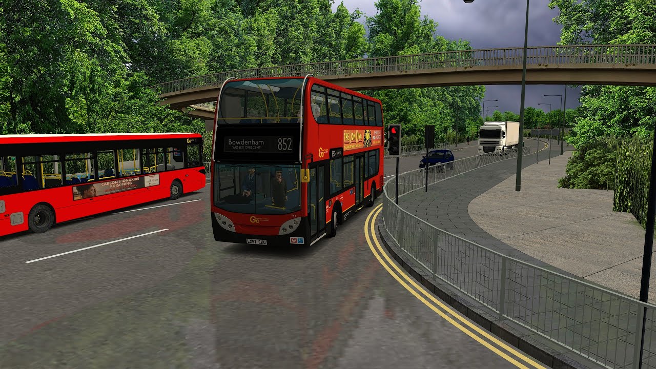 Bowdenham V5 | OMSI 2 | 852 to Wessex Crescent | ADL Enviro 400 | No ...
