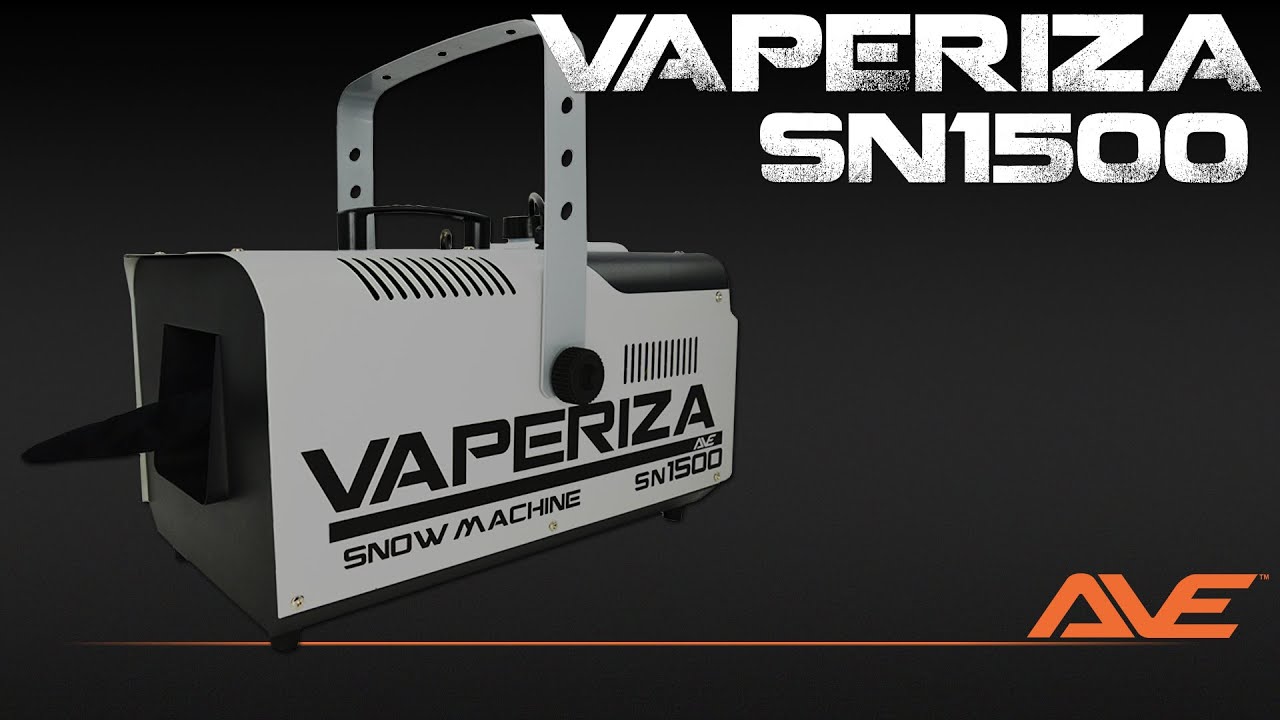 AVE SNOW1500 Snow Machine - YouTube