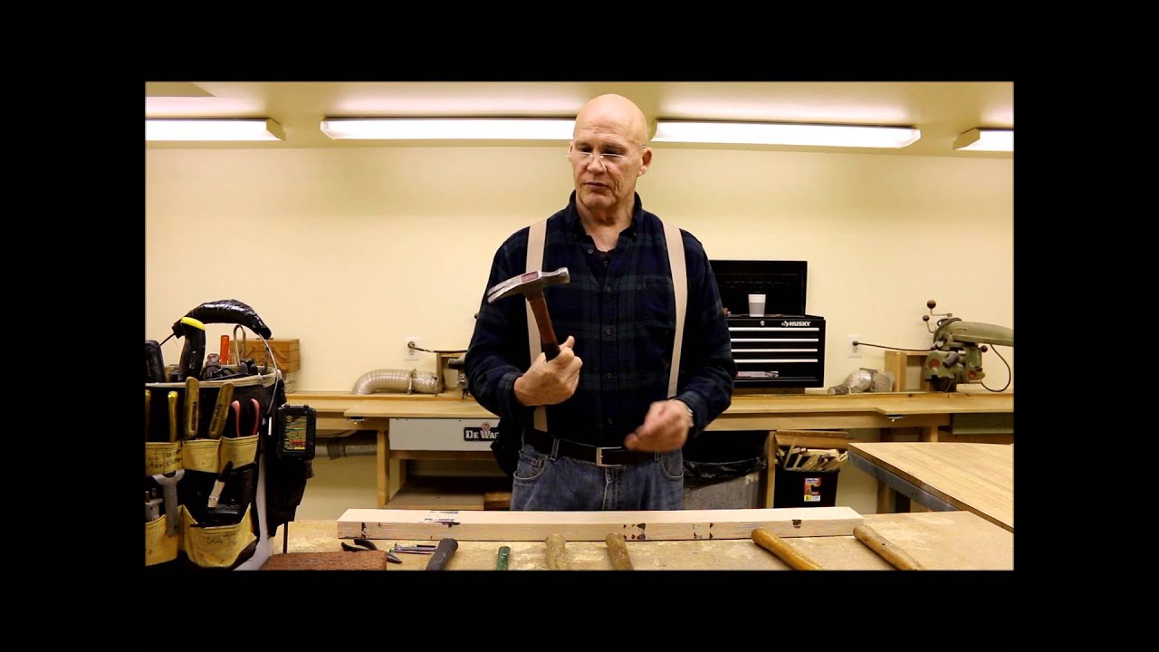 Hammer Selection and the Proper Way to Drive in a Nail - YouTube