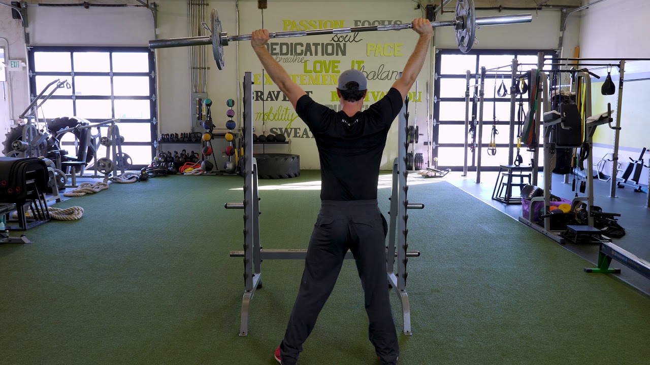 How to do an Overhead Squat - Exercise Tutorial - YouTube