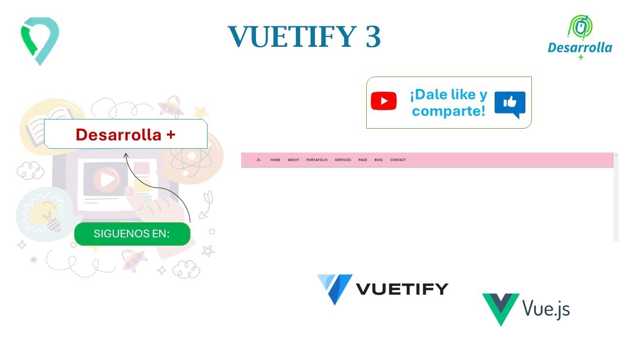 ¡Realizamos un portafolio con Vue3 y Vuetify3! 💥😍parte 1 - YouTube