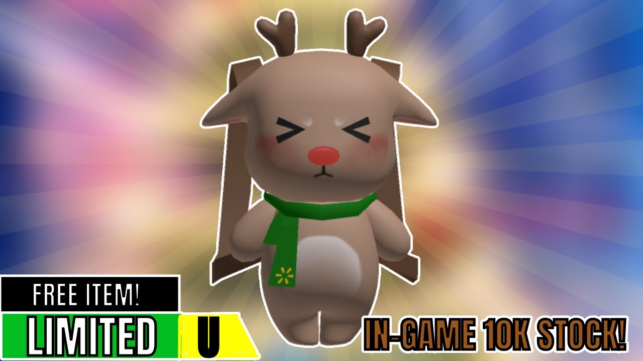 [FREE IN-GAME LIMITED] HOW TO GET THE REINDEER BACKPACK IN WALMART ...