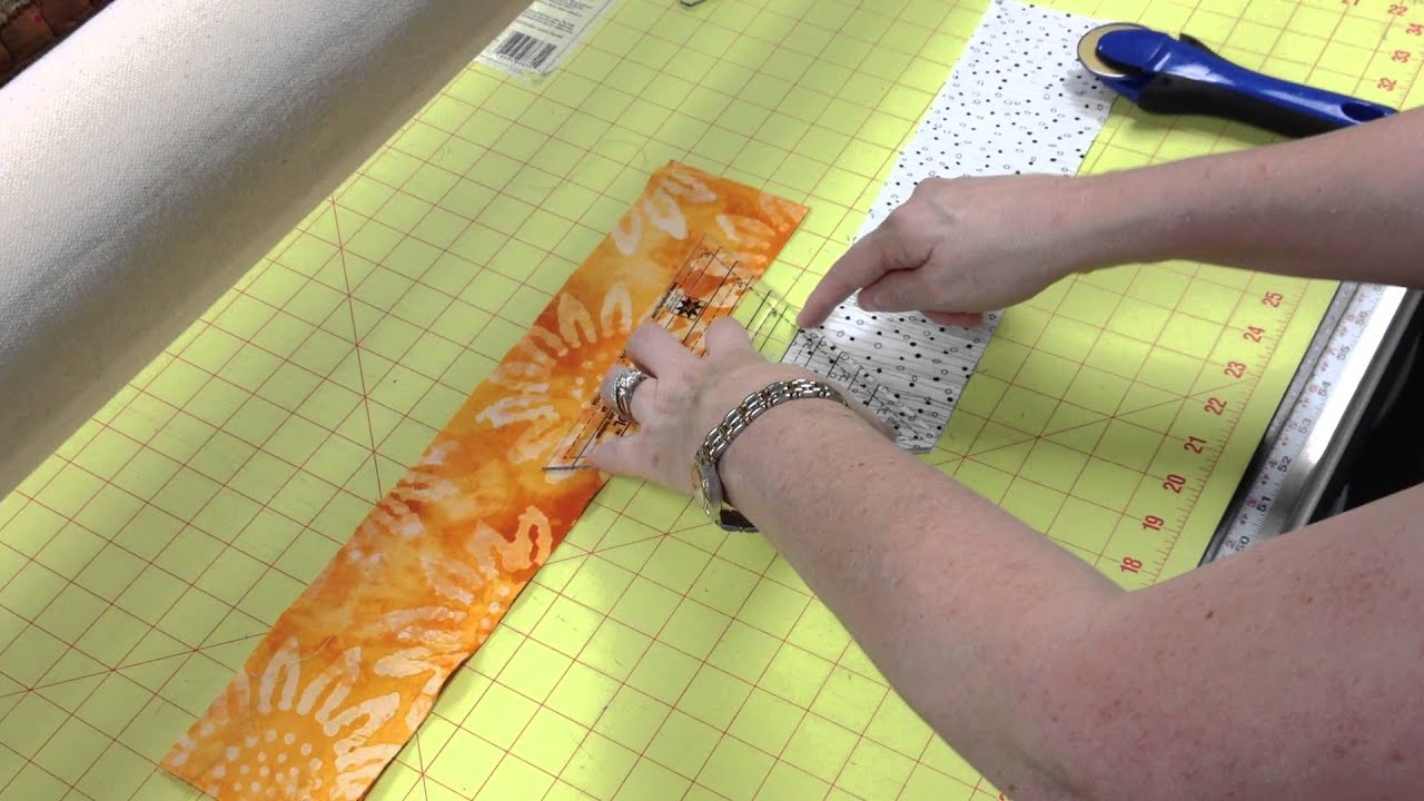 Cutting with Tri Recs Rulers - YouTube