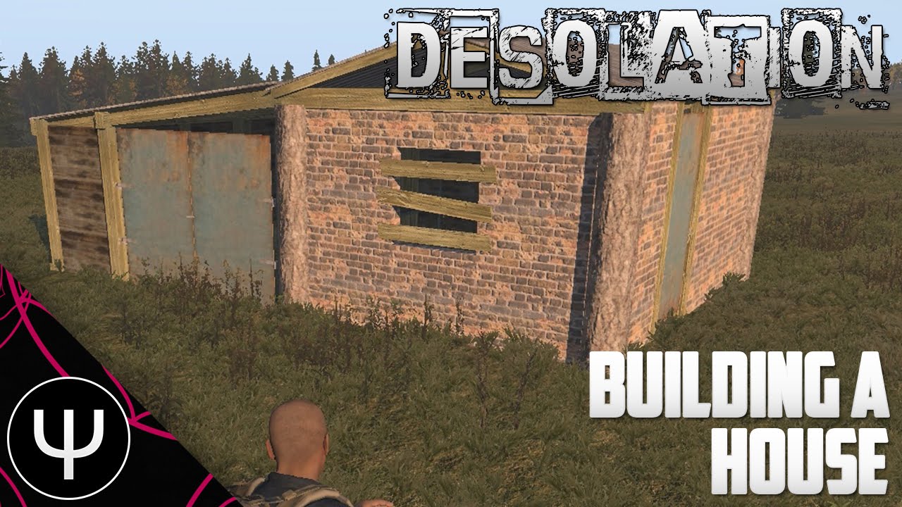 ARMA 3: Desolation Mod — Building a House! - YouTube