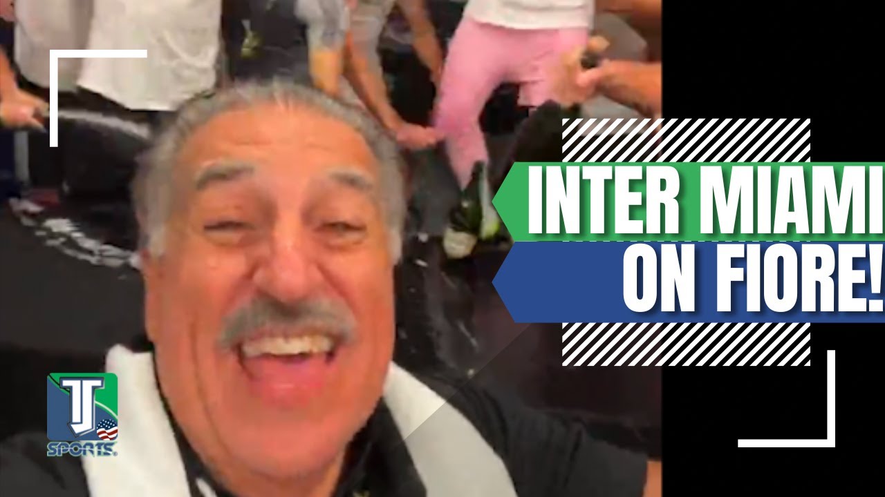WATCH: Fernando Fiore CELEBRATES with Lionel Messi and Inter Miami the ...