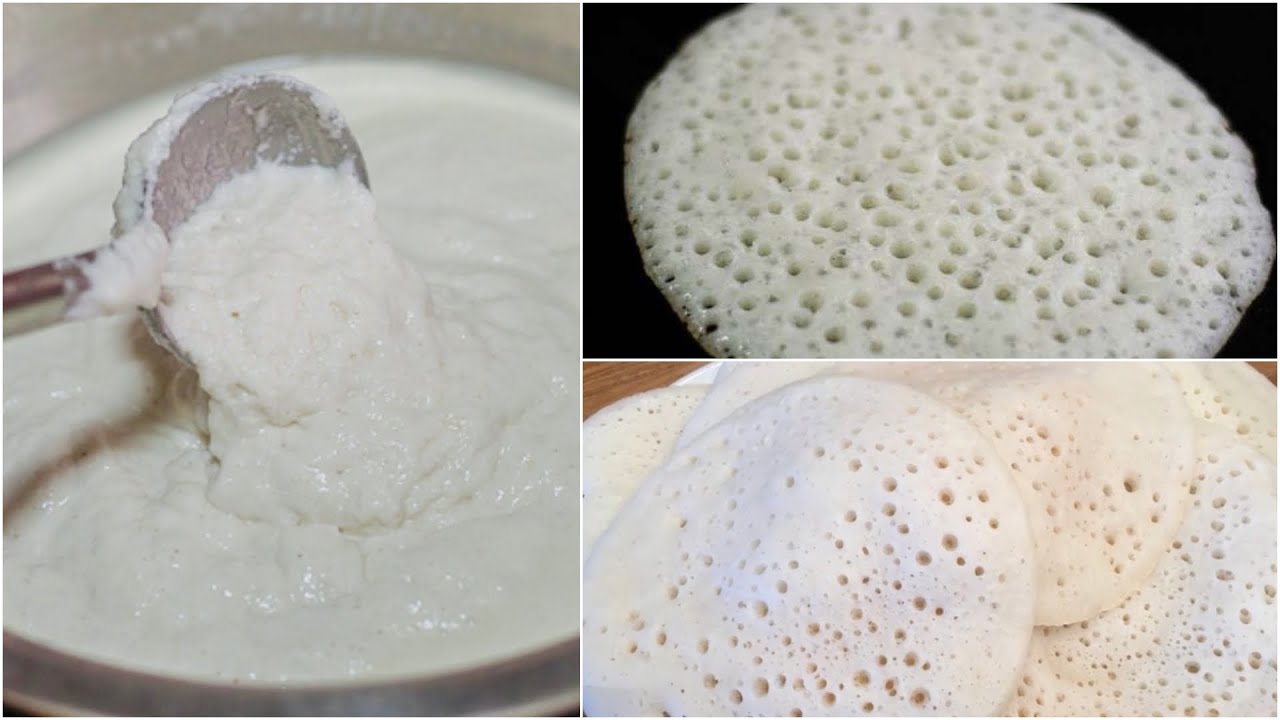 💯How To Make Perfect Appam Batter & Soft Appam | No Yeast - YouTube