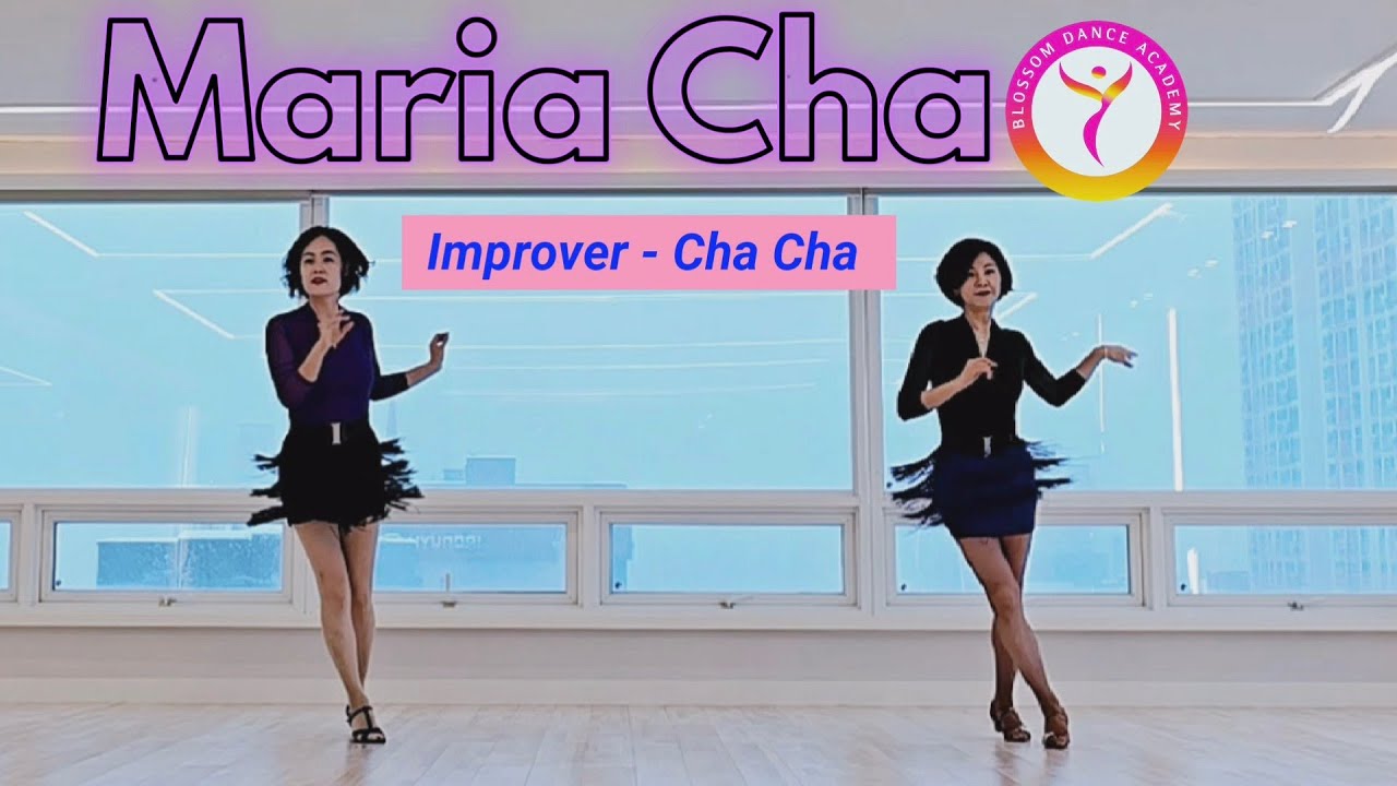 Maria Cha-Line dance/Improver - Cha Cha/Christina Yang (KOR) #블라썸라인댄스 ...