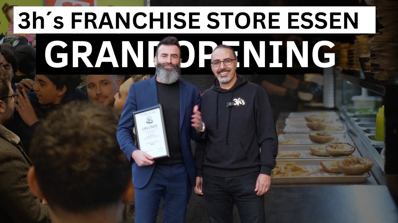 Neueröffnung 3h's Franchise Store in Essen - YouTube