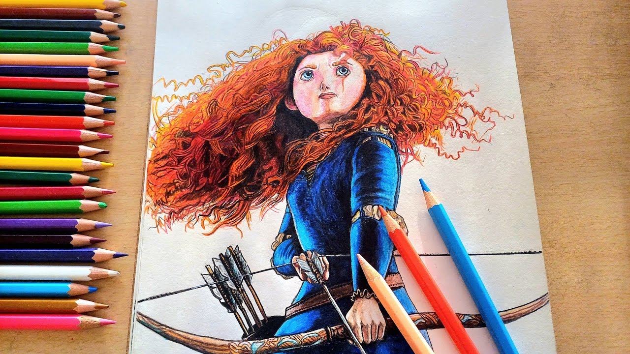 Drawing Disney Brave - Timelapse | Sayed's Arts - YouTube