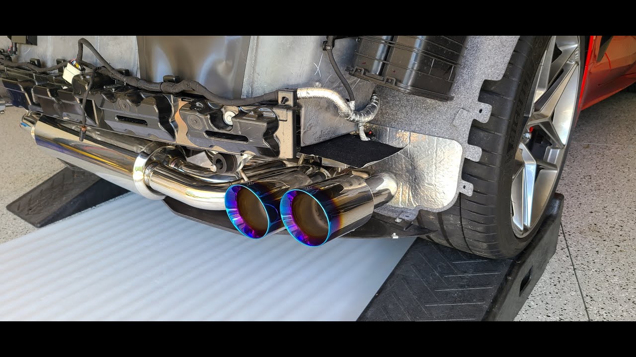 No More CEL (Check Engine Light) with my C8 Armytrix Exhaust - YouTube