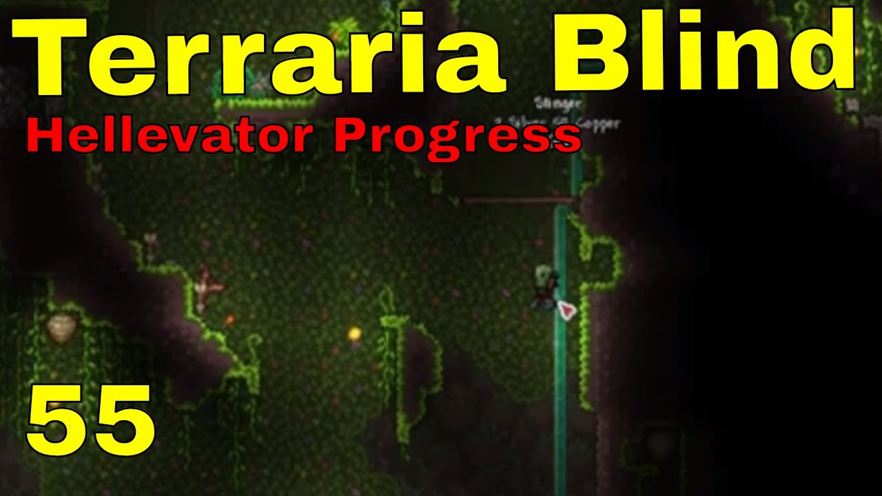 Terraria 55 - Hellevator Progress - YouTube