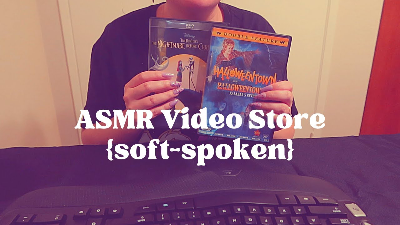 ASMR Video Store Roleplay 📼🍿Check-Out DVDS + Video Games 🎮📀Soft-Spoken ...