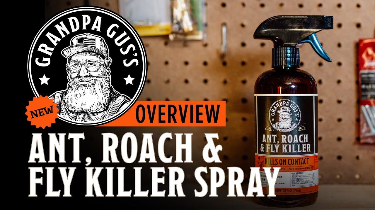 Grandpa Gus's Ant, Roach, & Fly Killer Spray (Overview) - YouTube