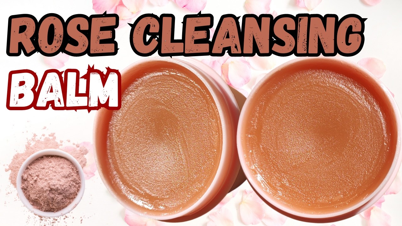 How to make Cleansing Balm AT HOME [Rose Cleansing Balm DIY] (Fragrance ...