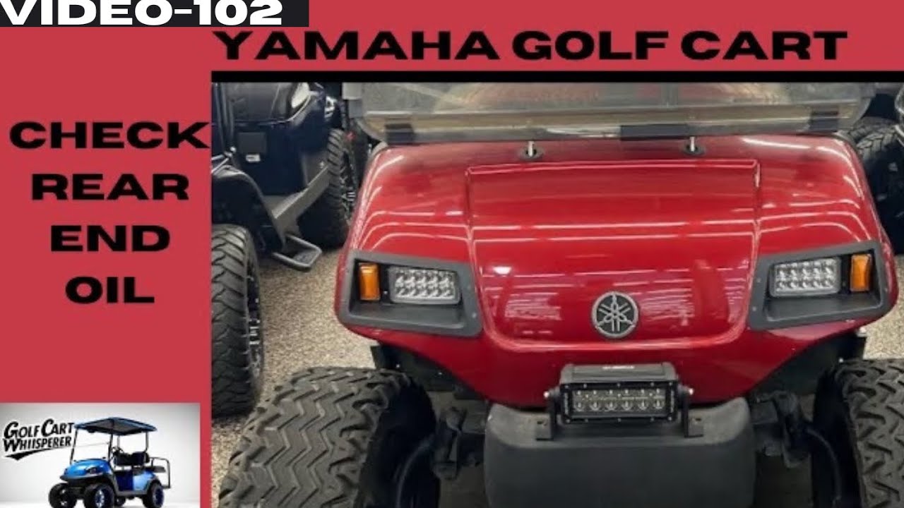 How to Check Oil in Your Yamaha Golf Cart (G2-G22) - YouTube