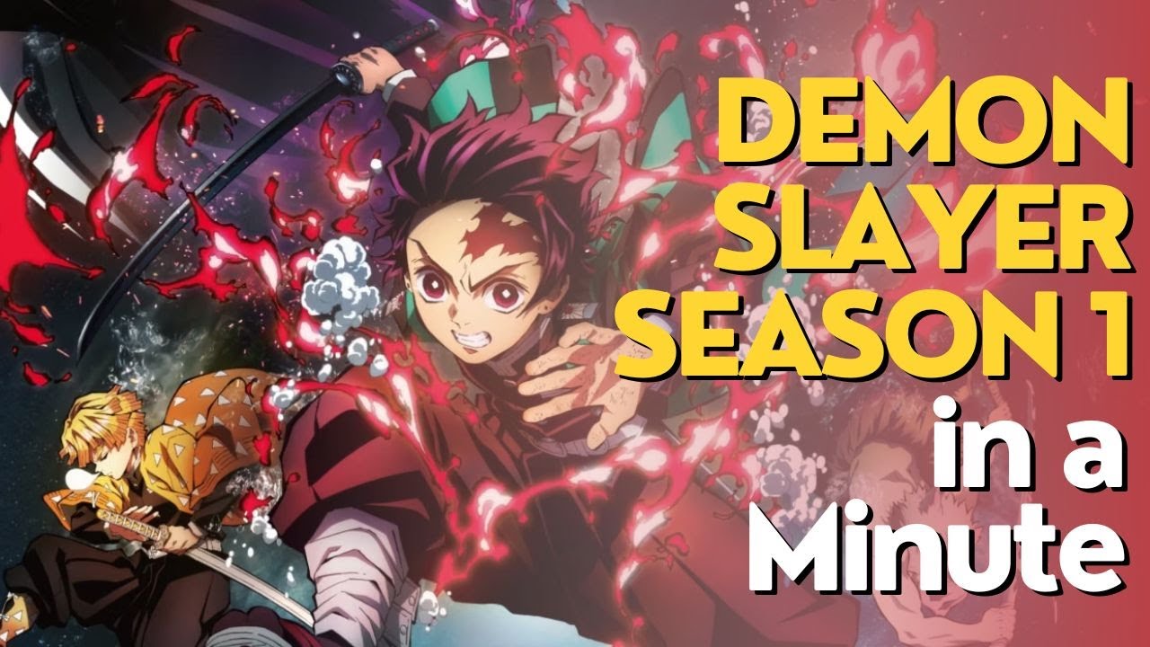 Demon Slayer S01: The Whole Story in 1 Minute - YouTube
