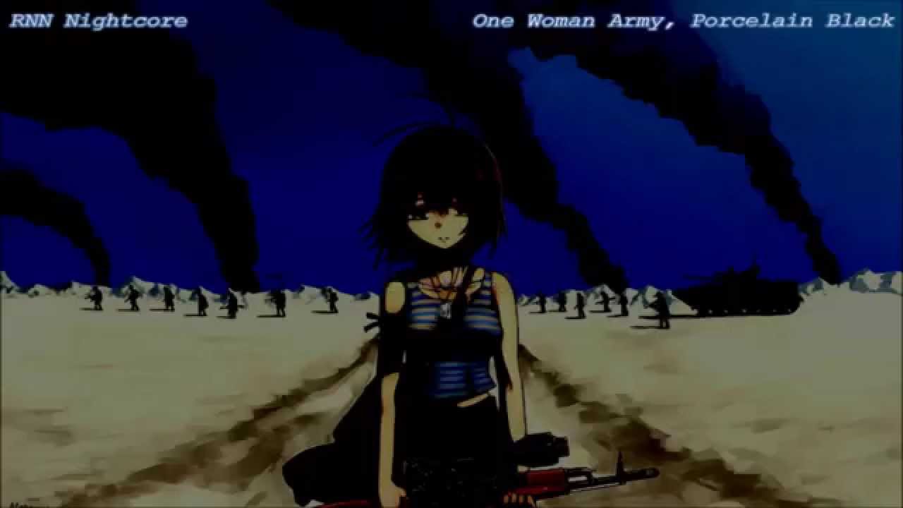 Nightcore - One Woman Army (original by Porcelain Black) + lyrics - YouTube
