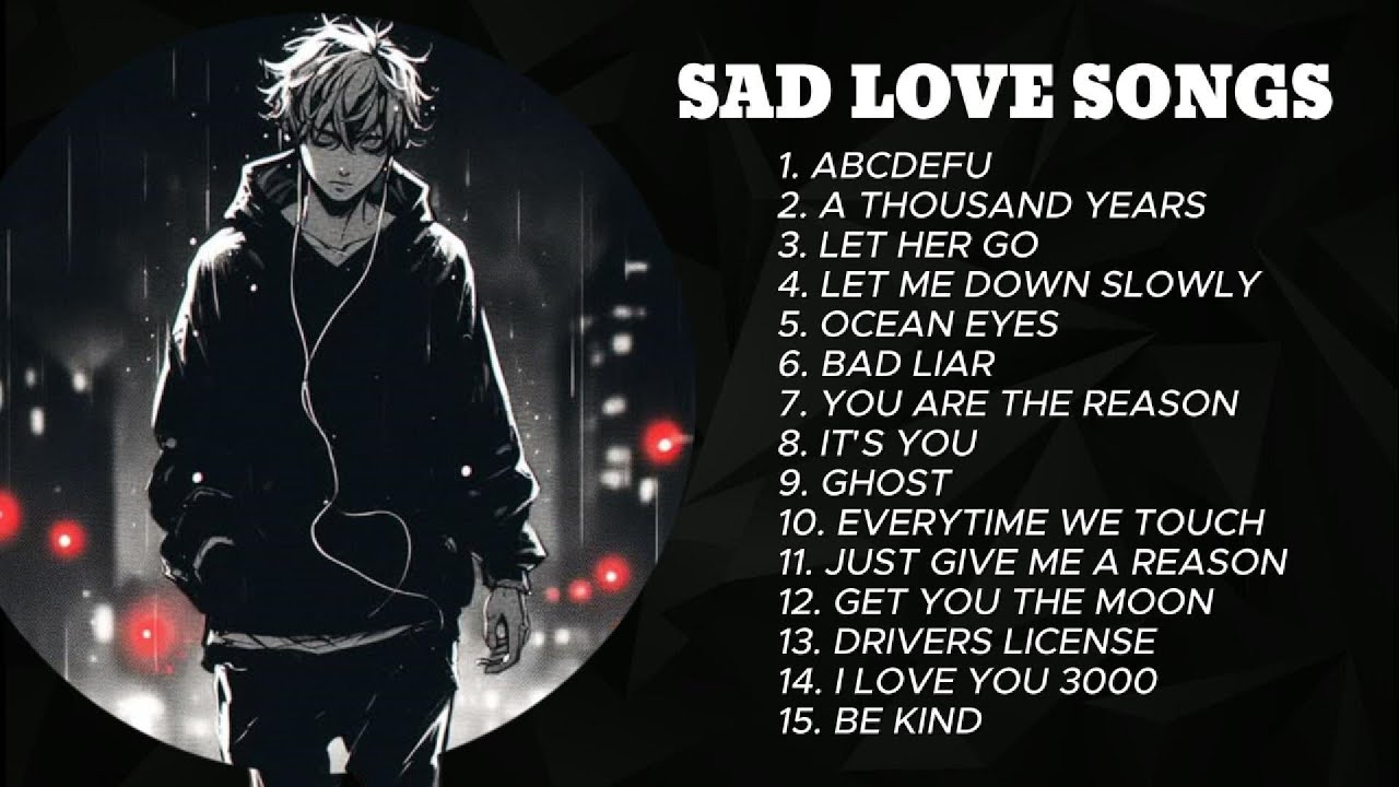 Best Slowed Sad Songs - Sad love songs that make you cry - songs to ...