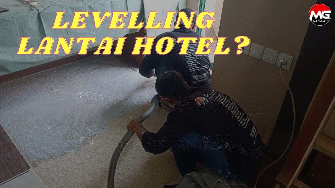 Levelling Lantai atau Floor Levelling di Arya Duta Suites - YouTube