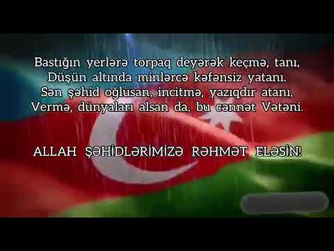 Başın sağ olsun, VƏTƏN!