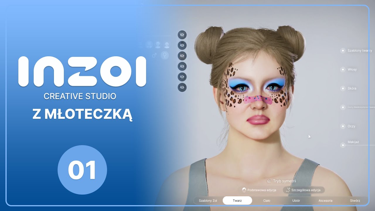 Demo inZOI Creative Studio z Młoteczką 💙 Nasz pierwszy raz z kreatorem postaci 🔴 zapis live cz ...