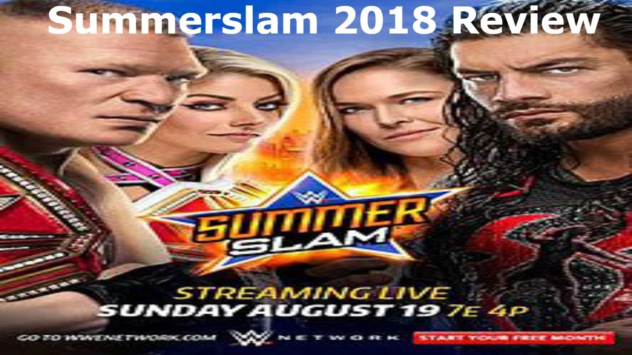 WWE Summerslam 2018 Review - YouTube