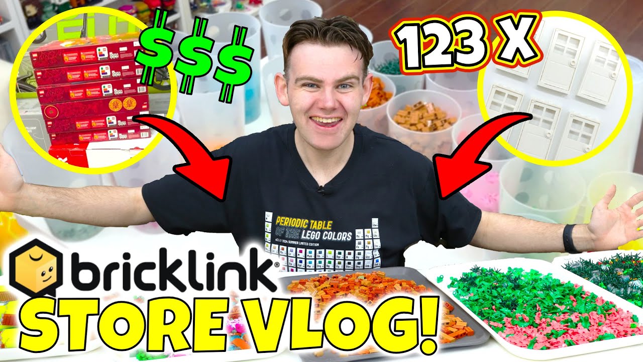 I got an INCREDIBLE DEAL on these LEGO Parts - BrickLink Store Vlog ...