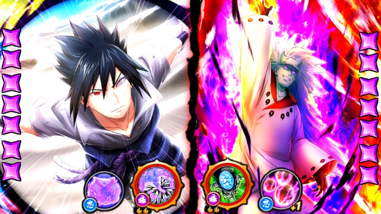 Madara Six Path vs Sasuke Rinnegan Shadow │ Solo Attack Mission ...
