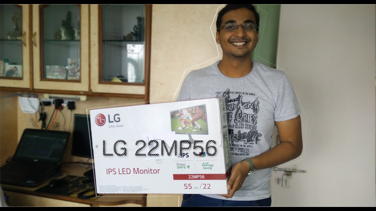 LG 22MP56 IPS LED Monitor Unboxing and first impression - YouTube