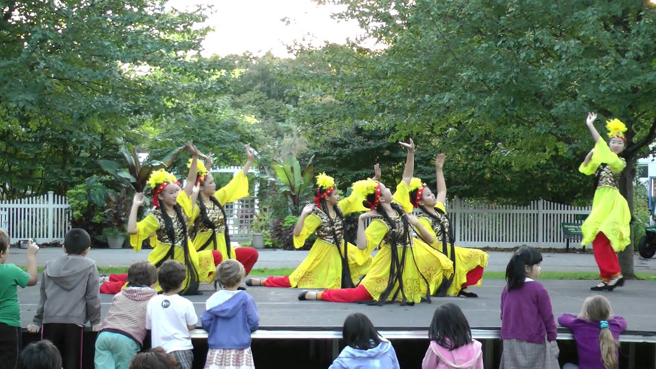 Uygur and Handkerchief Dances @ Moon Festival NYCCC at Queens Botanical ...