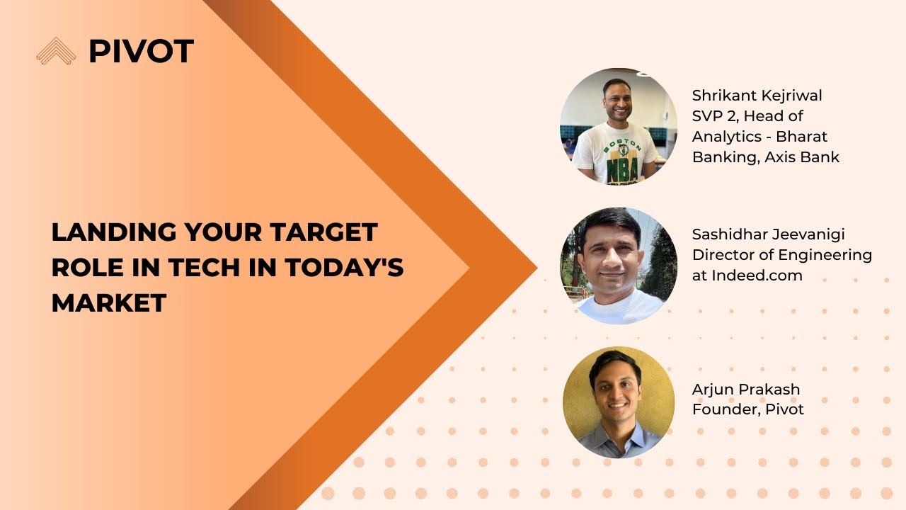Landing Your Target Role in Tech in Today's Market - YouTube