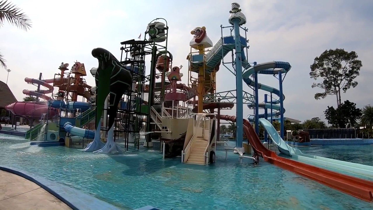 Pattaya - Waterpark Cartoon Network Amazone - Thailand - YouTube