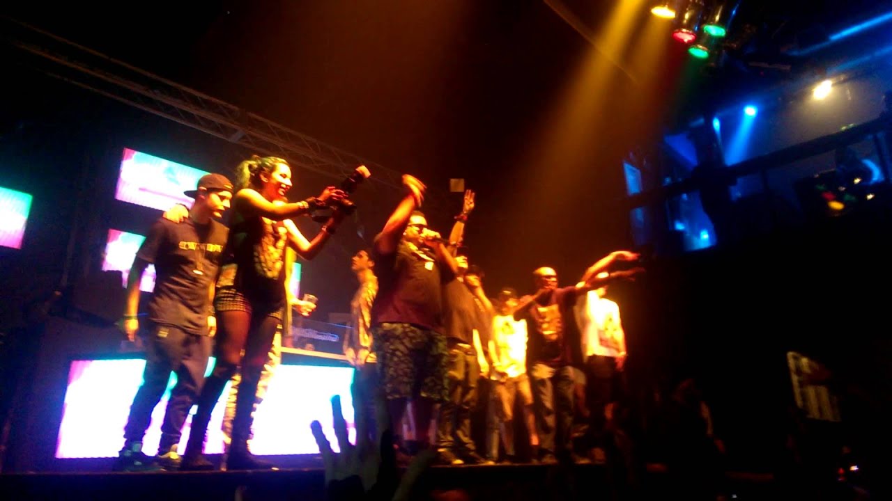 Borgore Stage Dive @ AMP Tampa - Carnage 10.20.13 - YouTube