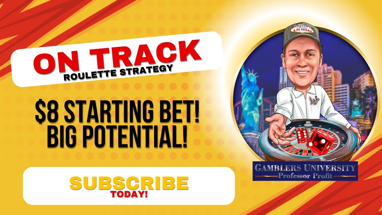 On Track Roulette Strategy- $8 Starting Bet! - YouTube