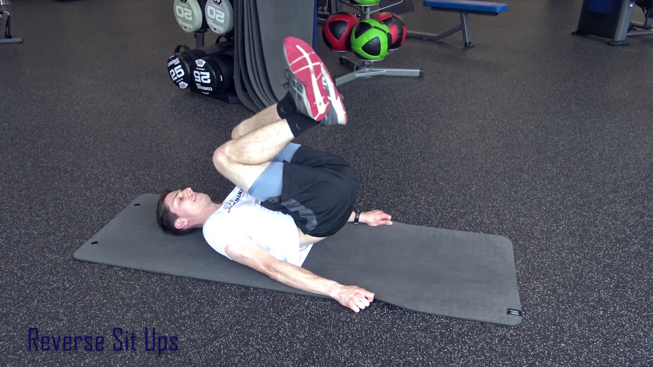 Reverse Sit Ups - YouTube