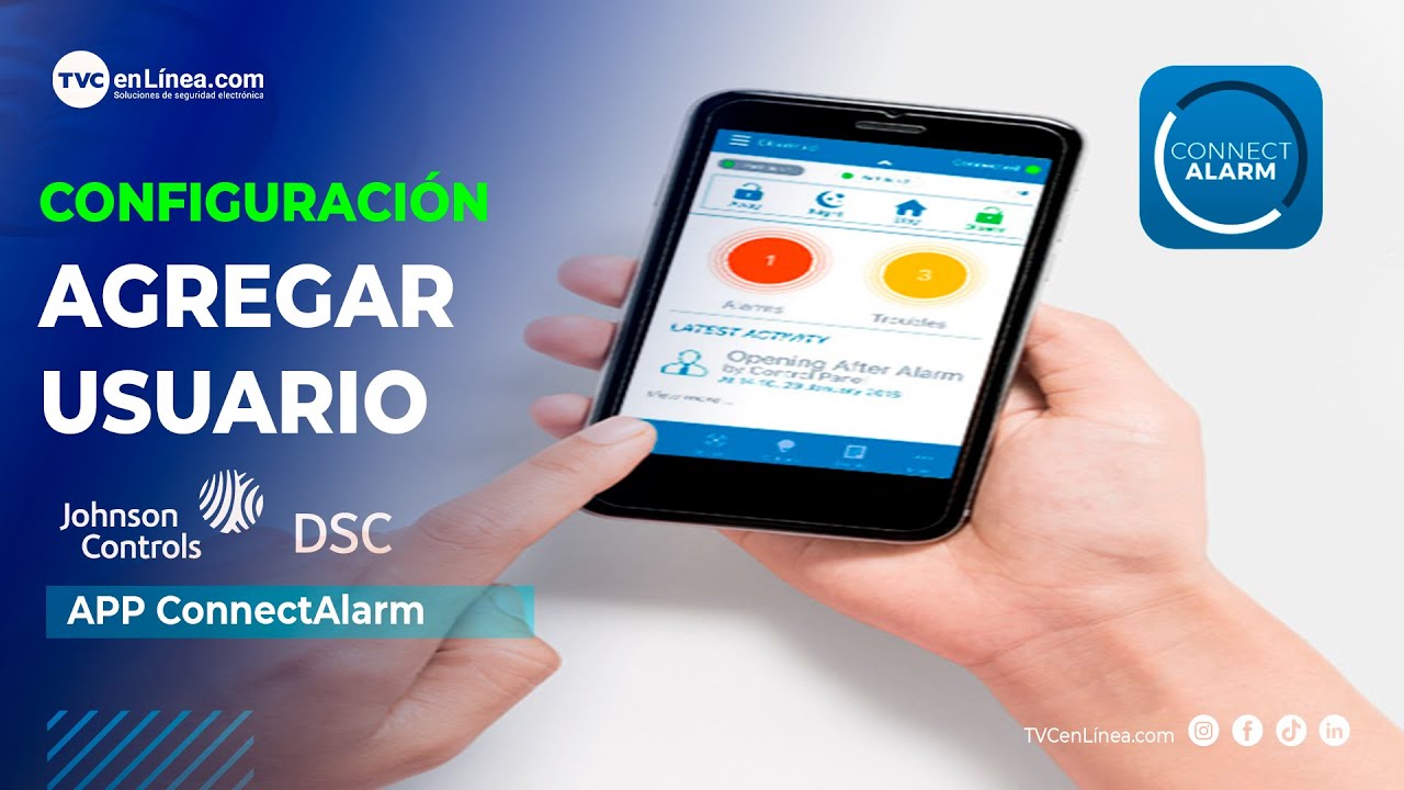 DSC | Agregar usuario a App ConnectAlarm - YouTube
