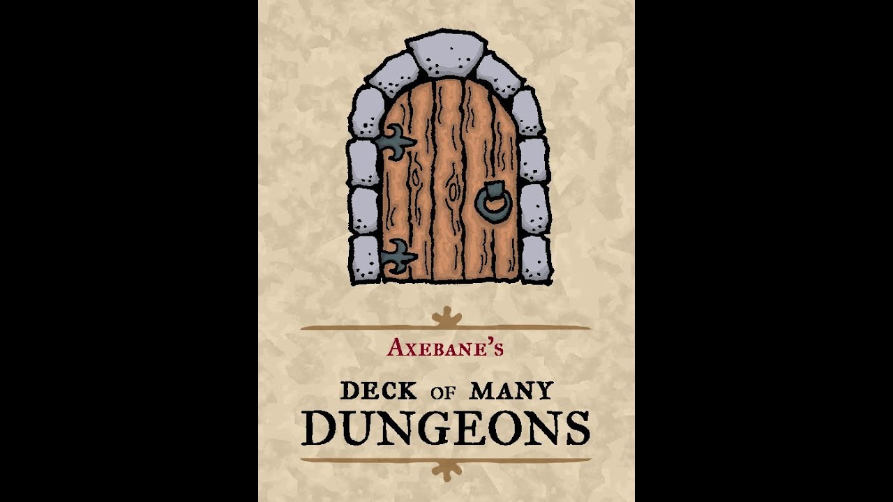 Game Play Demo: Axebane's Deck of Dungeons + White Box Fantasy - YouTube