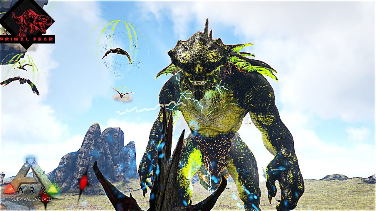 Electric Colossus Boss Fight!!/Modlu ARK Primal Fear #40 - YouTube