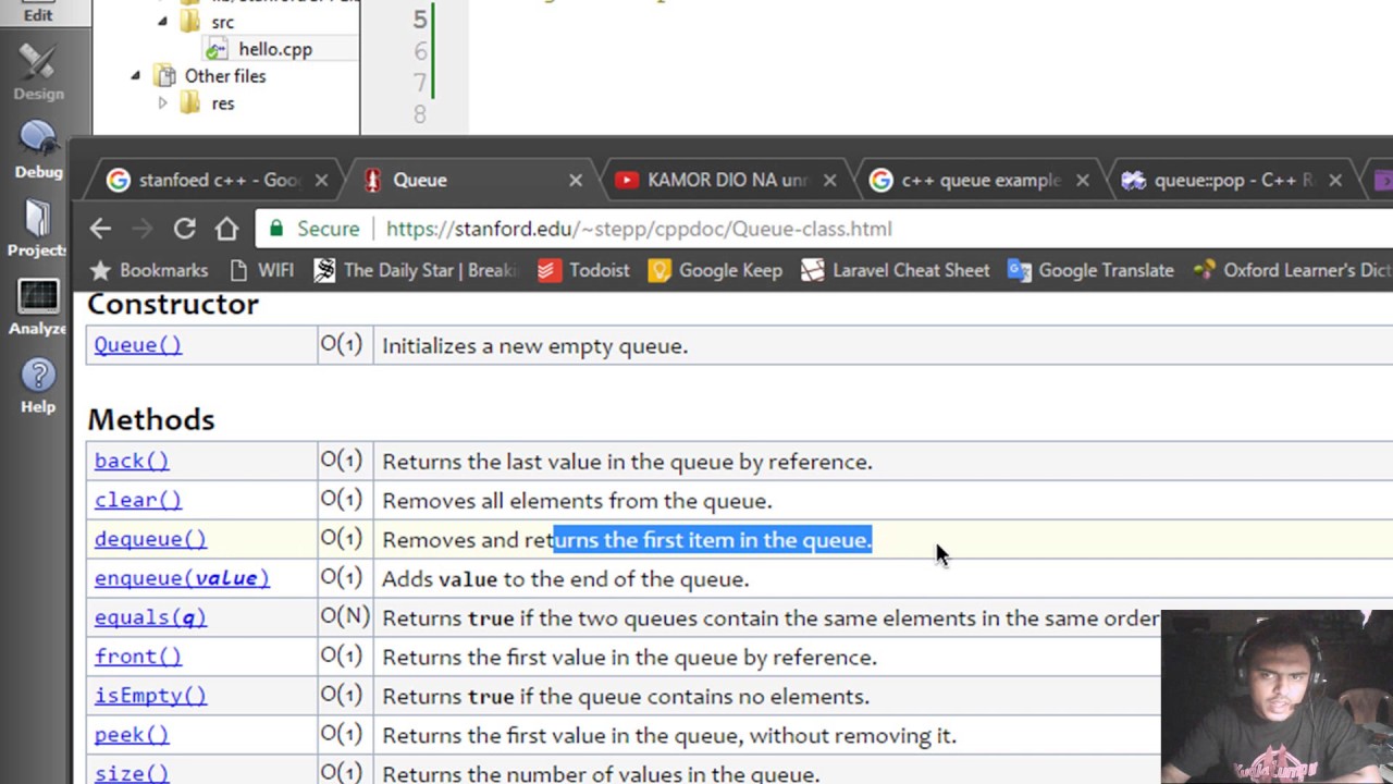Stanford C Library Highlighting The Use Of QUEUE YouTube Stanford C Library Highlighting The Use Of QUEUE YouTube