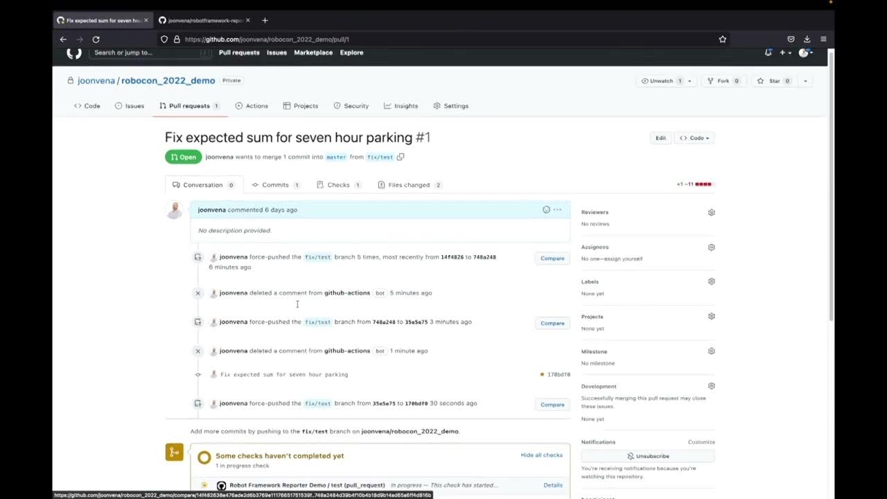 RoboCon 2022 - 2.04 Output Robot Framework report using Github Actions - YouTube